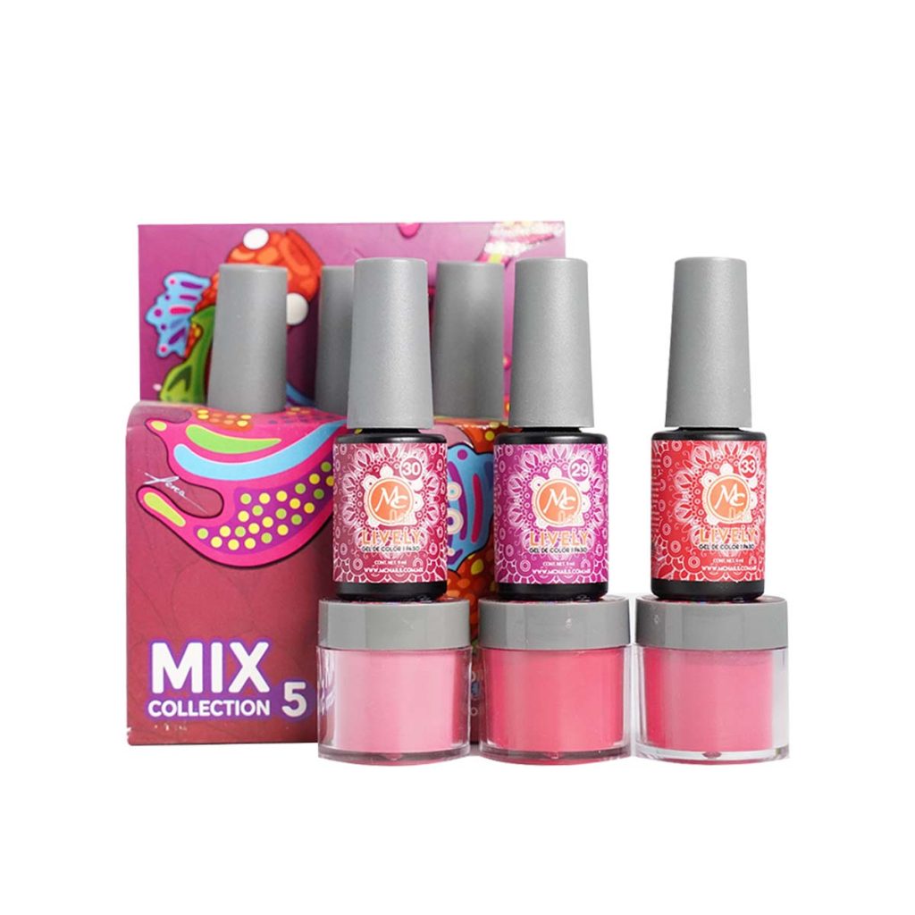 MC NAILS polvo acrílico colección MIX 5 – Jacqueline