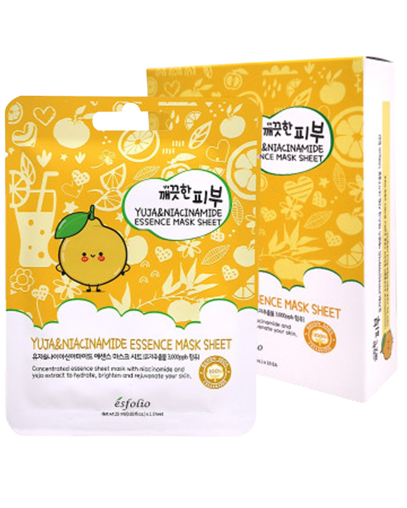 ESFOLIO PURE SKIN YUJA&NIACINAMIDE ESSENCE MASK SHEET – Jacqueline